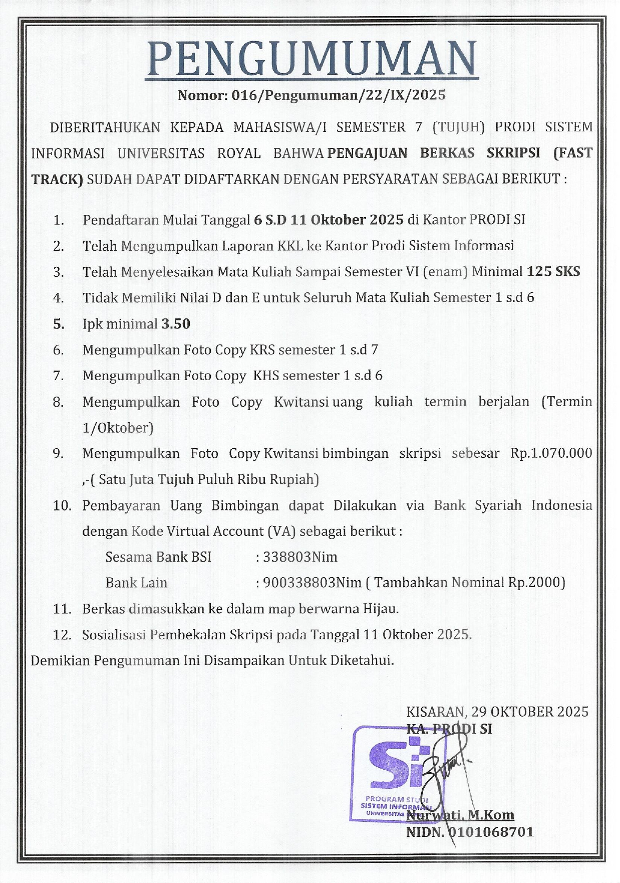 Universitas Royal - Kampus Terbaik Berbasis IT & Technopreneur di ...